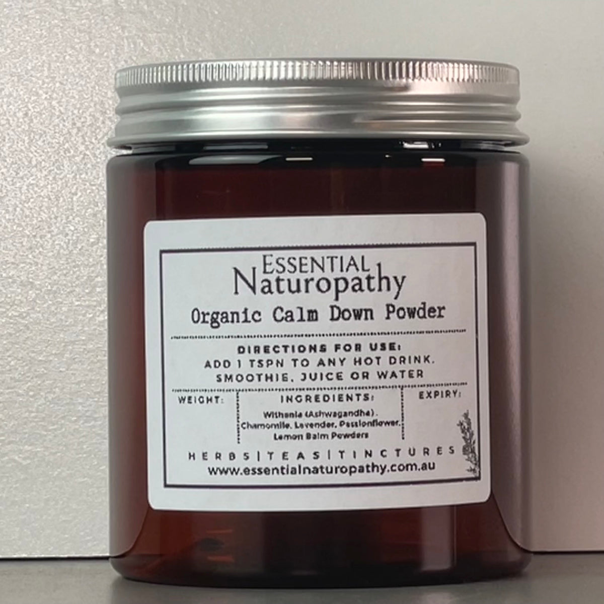 Organic Calm Down Powder – Essential Naturopathy