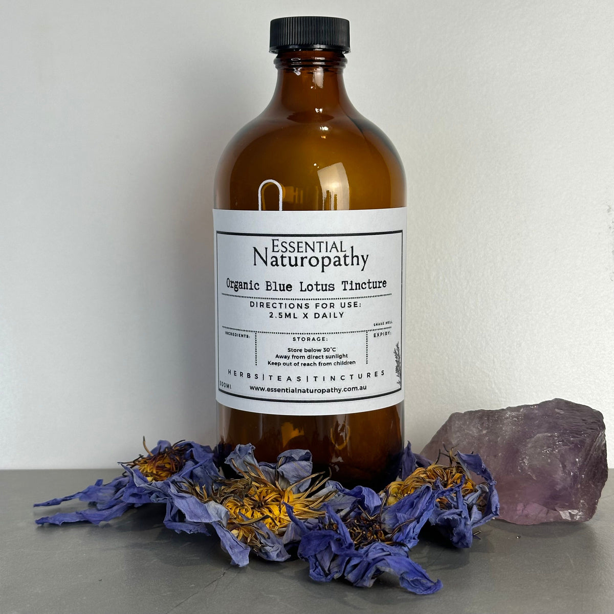 Blue lotus tincture - Organic – Essential Naturopathy