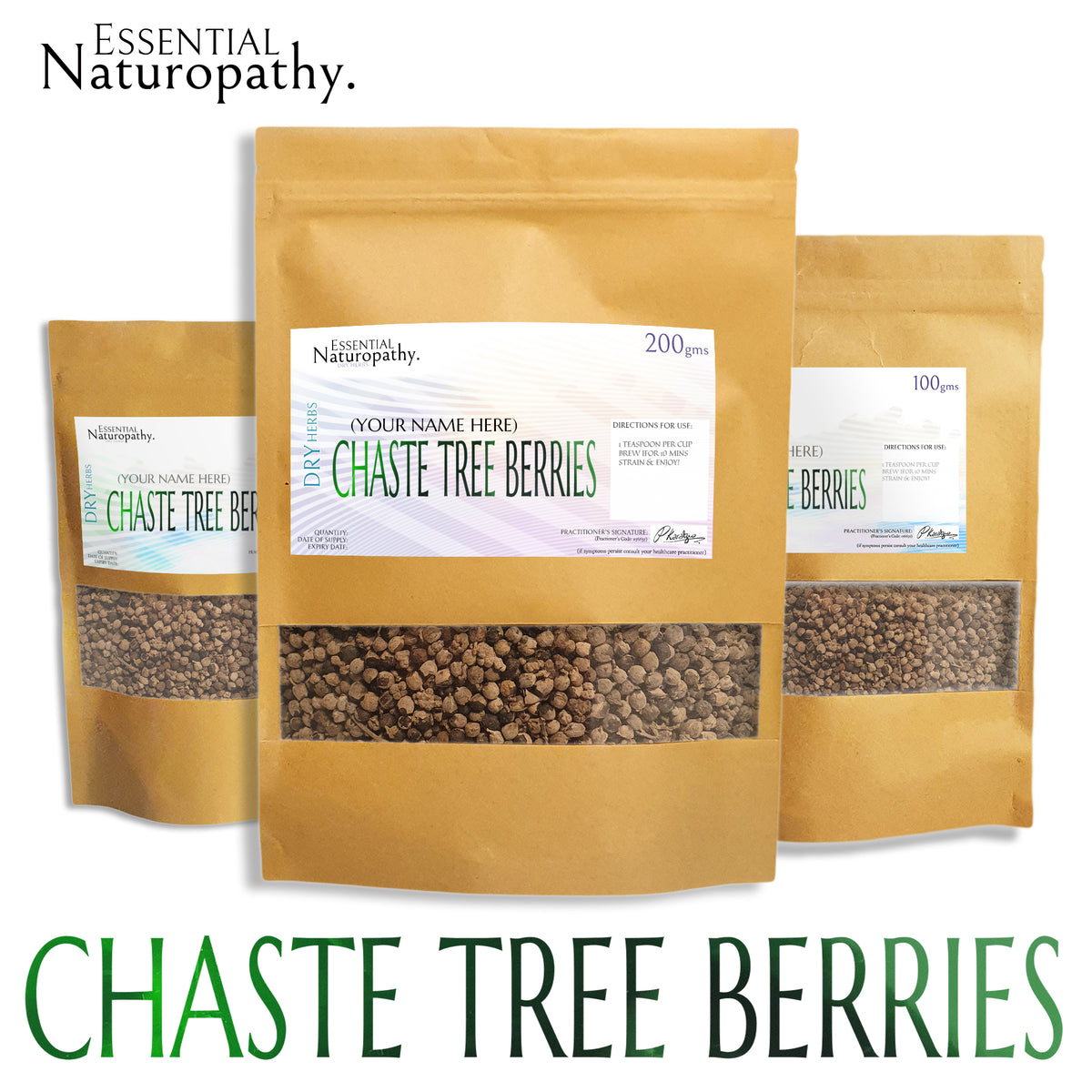 Chaste Tree Berries Tea - Organic – Essential Naturopathy