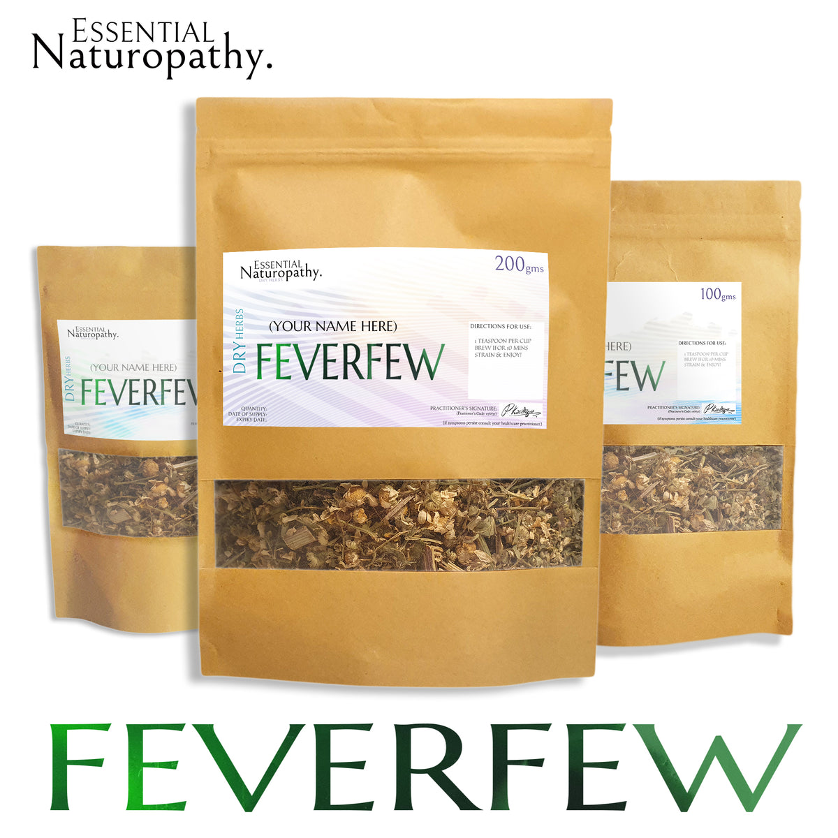 Feverfew Tea - Organic – Essential Naturopathy