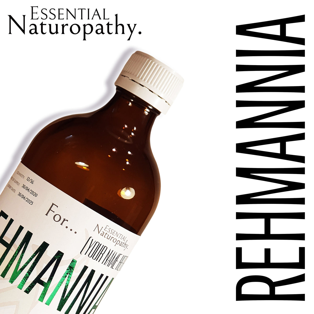 Organic Rehmannia Herbal Tincture – Essential Naturopathy