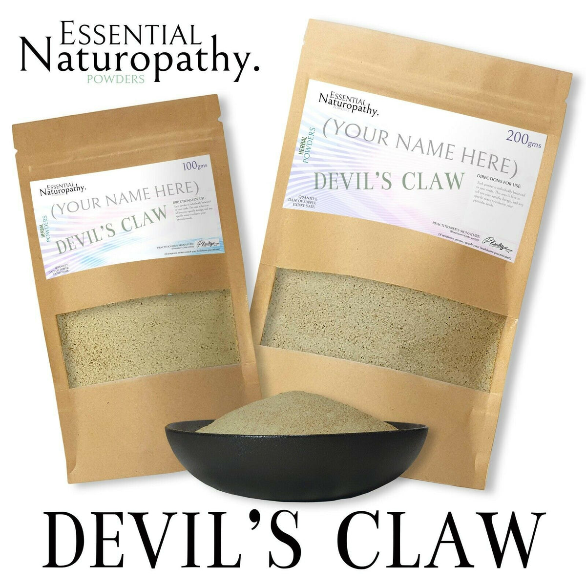 DEVILS CLAW POWDER (Harpagophytum procumbens) PREMIUM GRADE - Anti Inf ...