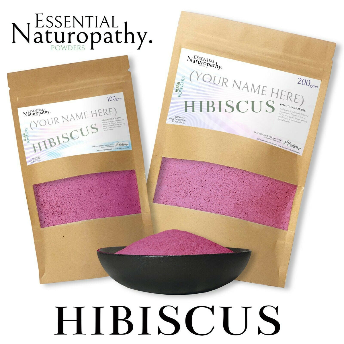 HIBISCUS / ROSELLA POWDER 100% Certified Organic (Hibiscus sabdariffa ...