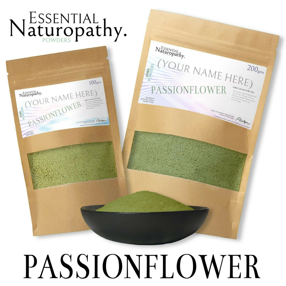 PASSIONFLOWER POWDER 100% Certified Organic (Passiflora incarnata) PRE ...