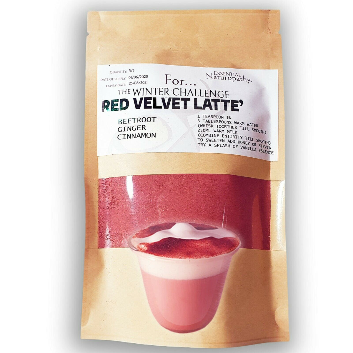 RED VELVET POWDER BLEND - Beetroot Latte - Beetroot Powder - ORGANIC ...
