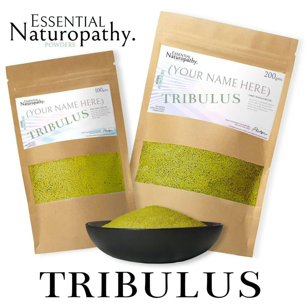 TRIBULUS POWDER 100% Certified Organic (Tribulus terrestris) PREMIUM H ...
